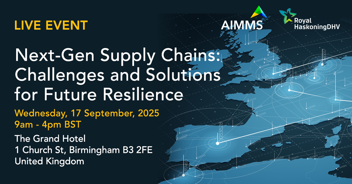 UK Live Event - Innovating Supply Chain Design and Simulation